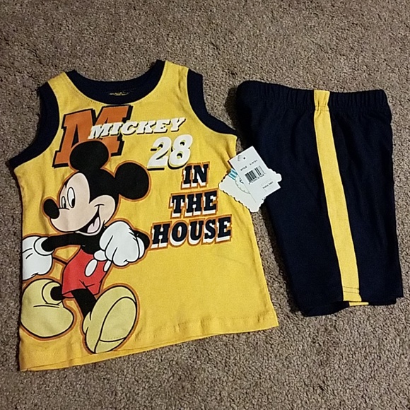 Disney | Matching Sets | Nwt Disneys Mickey Mouse 2 Piece Set | Poshmark